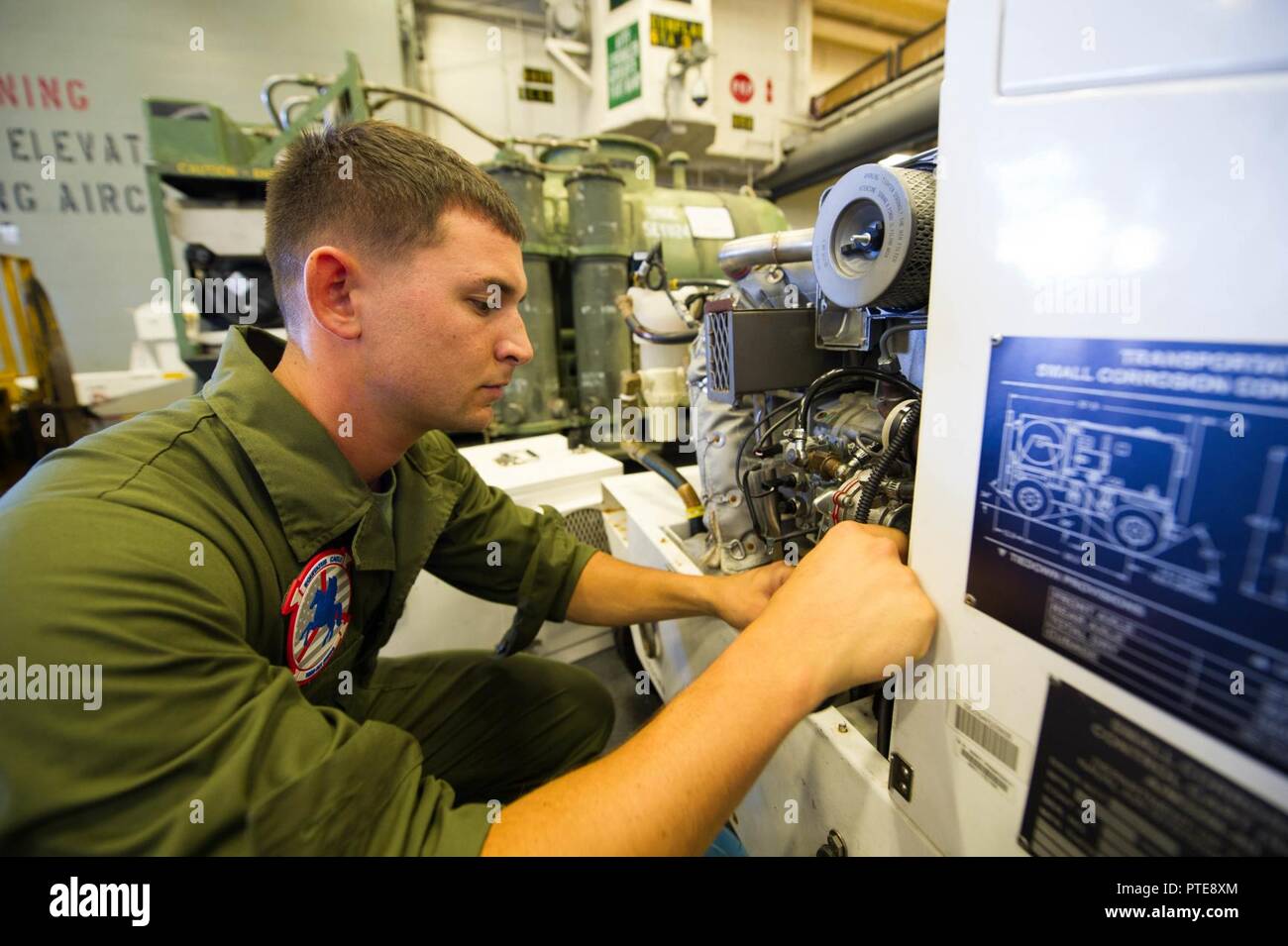 PACIFIC OCEAN (July 15, 2017) Sgt. Nicholas Stoffer, a native of Yuma ...