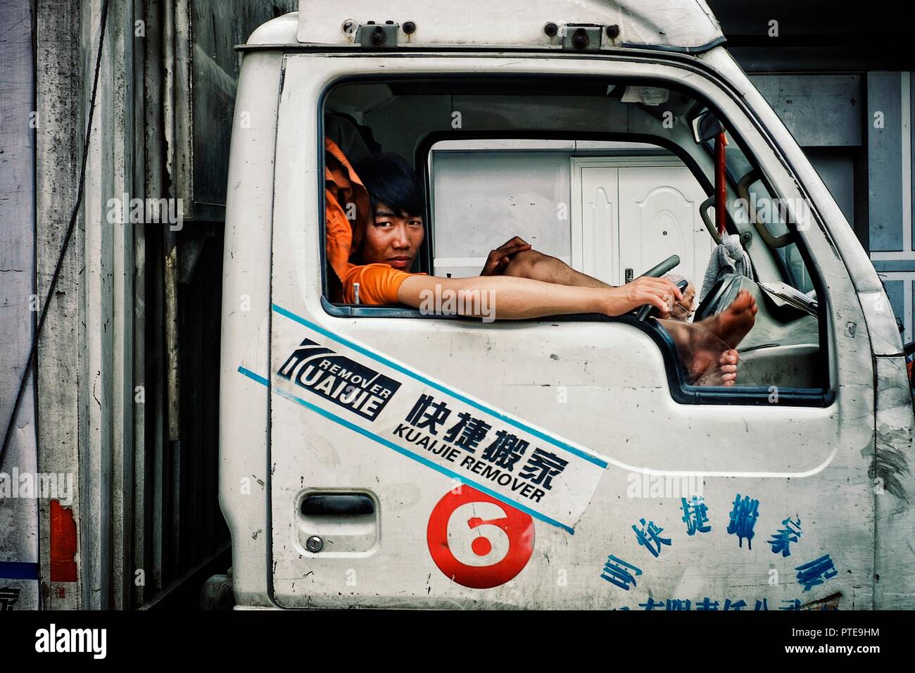 Dirty van truck lorry hi-res stock photography and images - Alamy