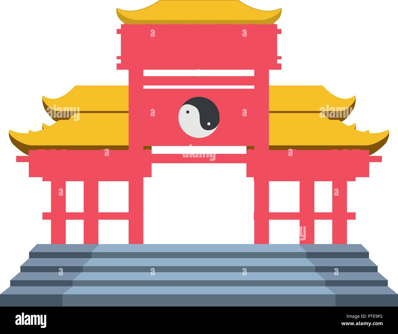 Asian portal culture icon hi-res stock photography and images - Alamy