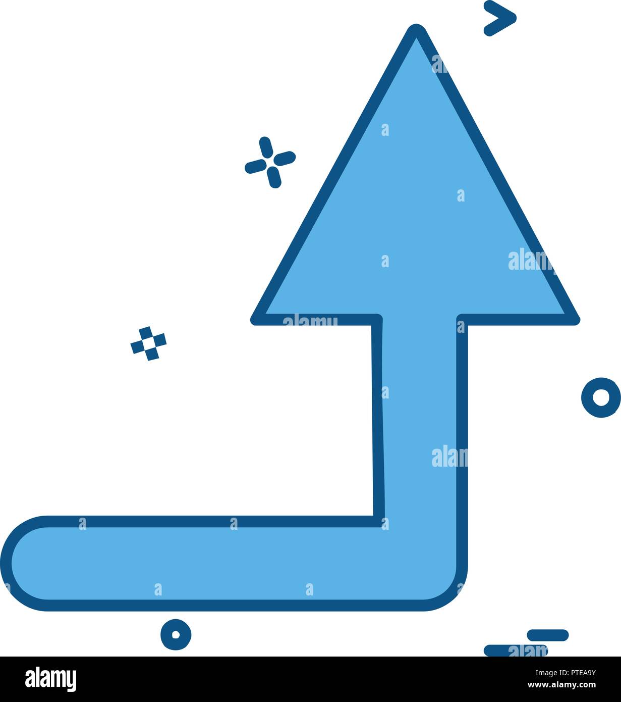 Arrows icon design vector Stock Vector Image & Art - Alamy