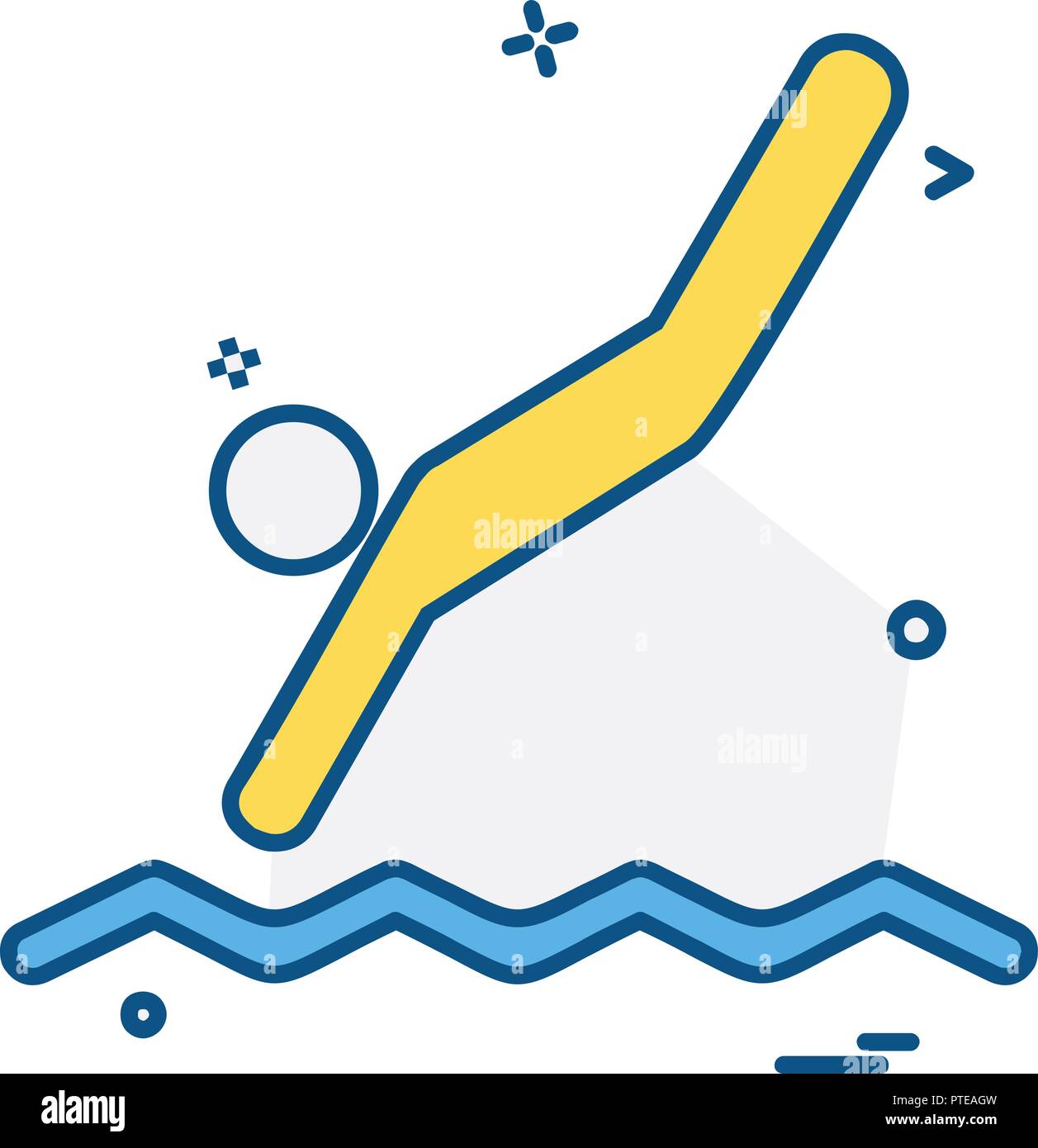 Swimming icon design vector Stock Vector Image & Art - Alamy