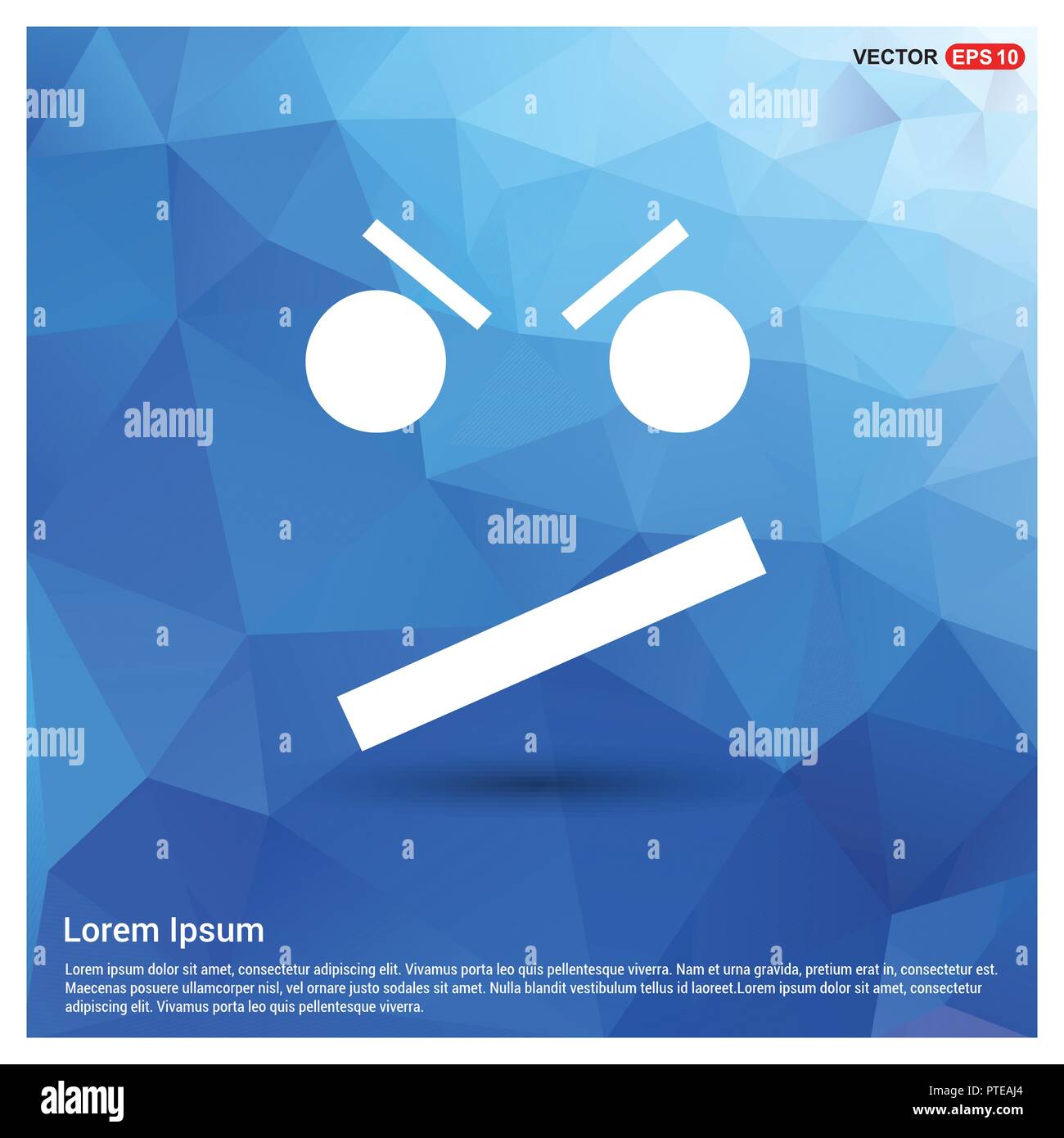 Angry face smile icon Stock Vector Image & Art - Alamy
