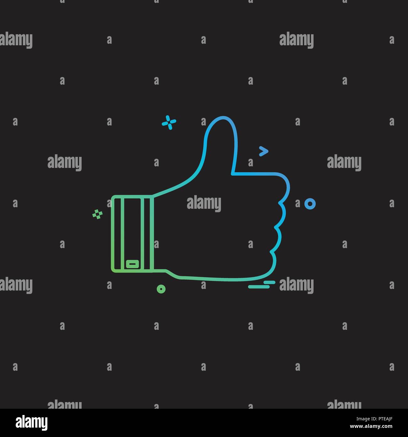 Like icon design vector Stock Vector Image & Art - Alamy