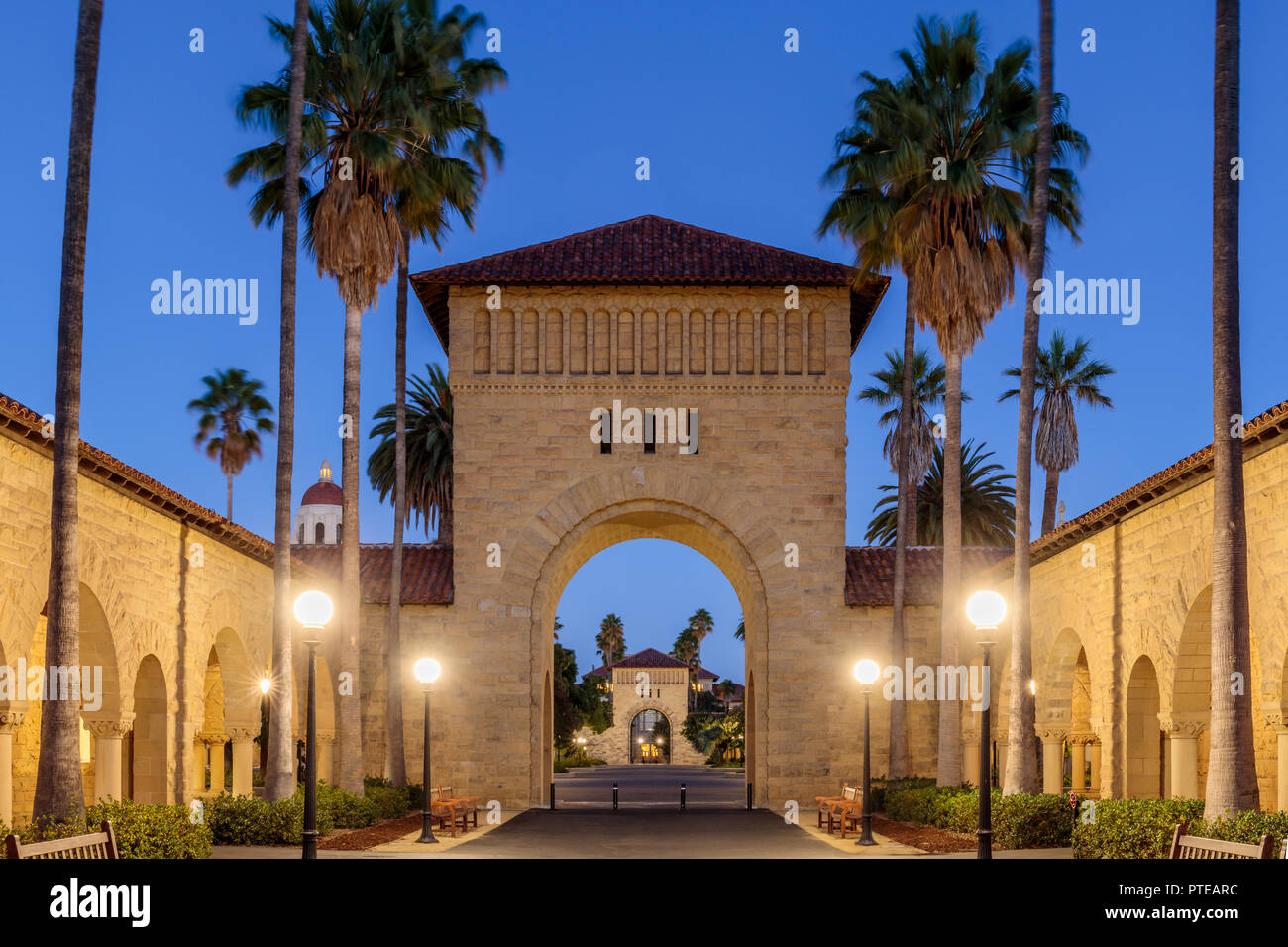 Gateways to Main Quad Stock Photo - Alamy