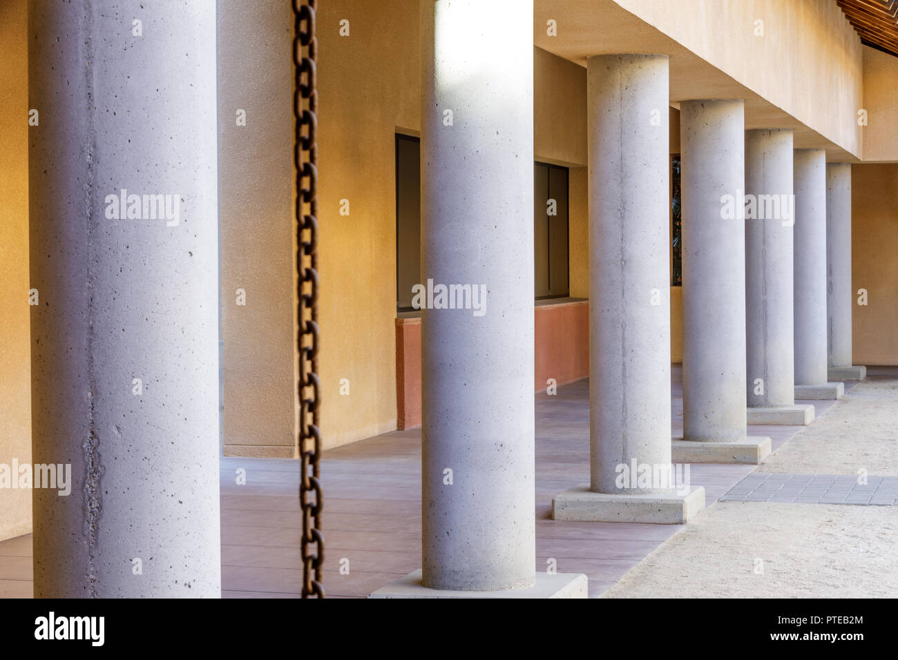 Schwab Residential Center Colonnade Stock Photo - Alamy