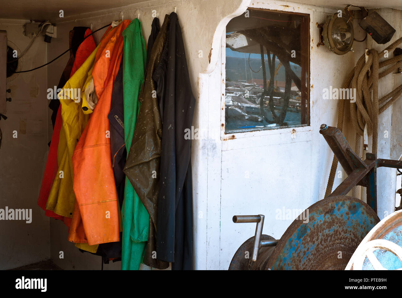 Waterproof suits hi-res stock photography and images - Alamy