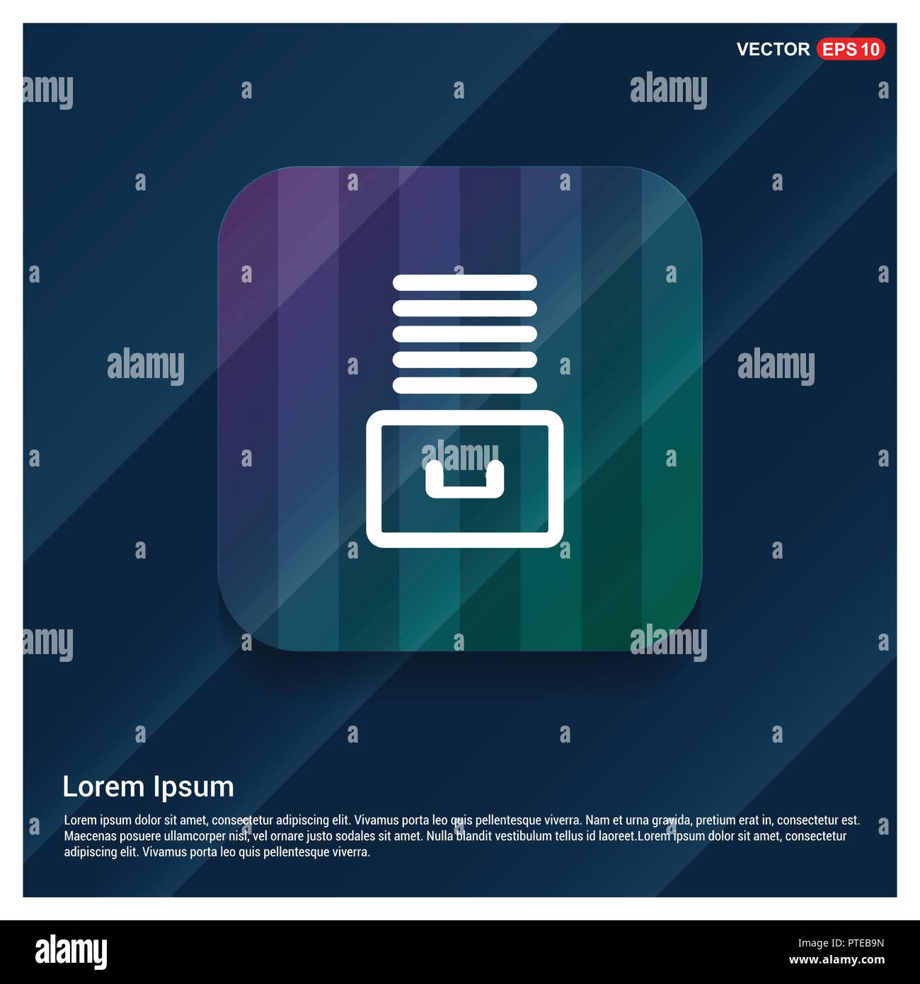 File Stack Icon - Free vector icon Stock Vector Image & Art - Alamy