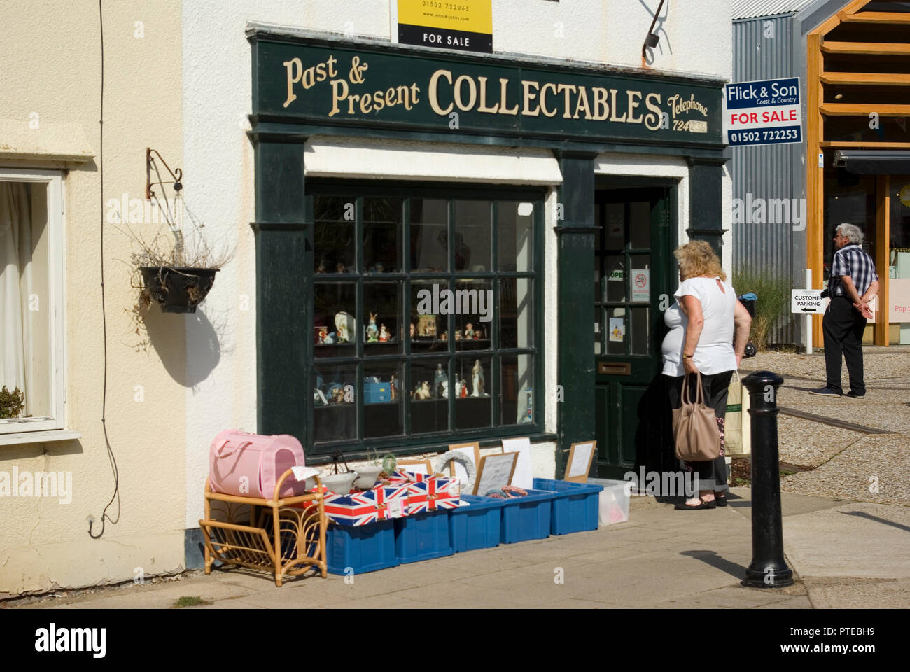 Past & Present Collectables, Southwold Stock Photo - Alamy