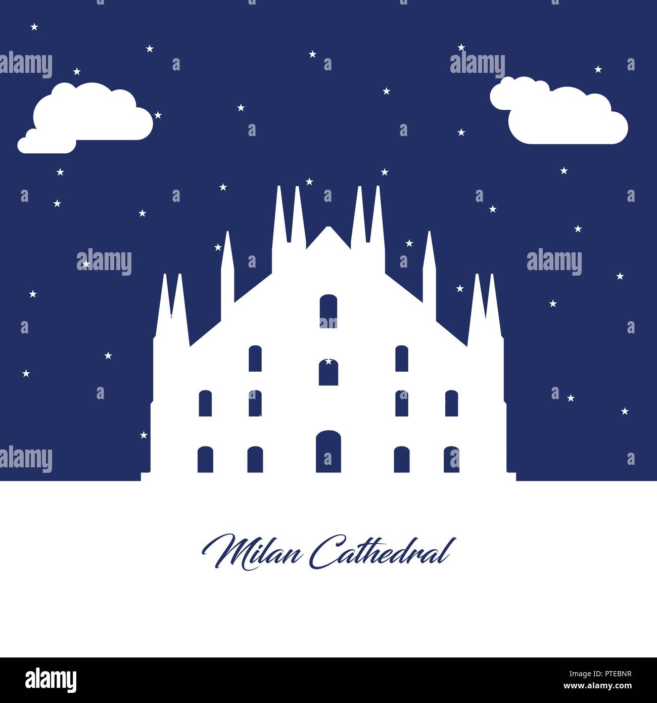 World Famous landmarks design with blue background vector Stock Vector ...