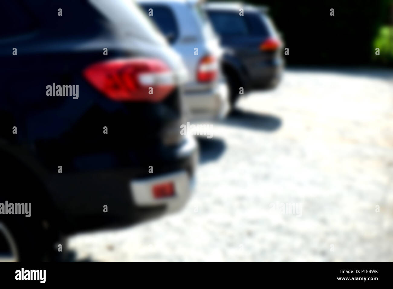 The image of Car parking in car park on daytime Stock Photo - Alamy