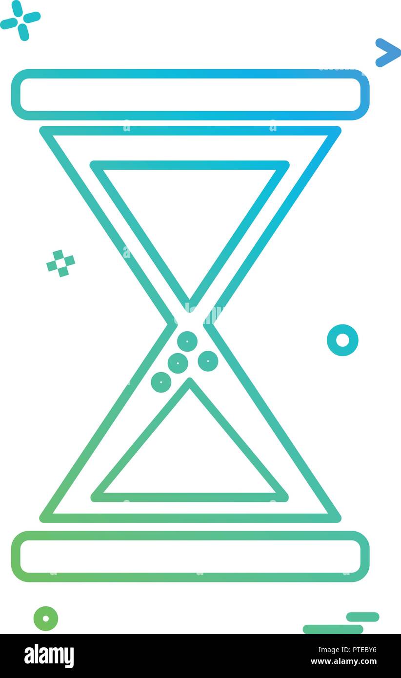 Wait icon design vector Stock Vector Image & Art - Alamy