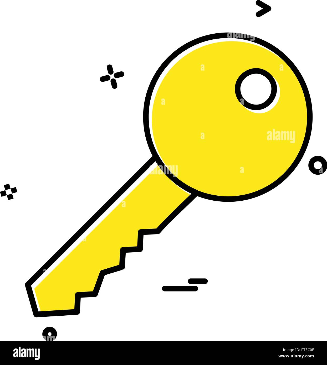 key lock icon vector design Stock Vector Image & Art - Alamy