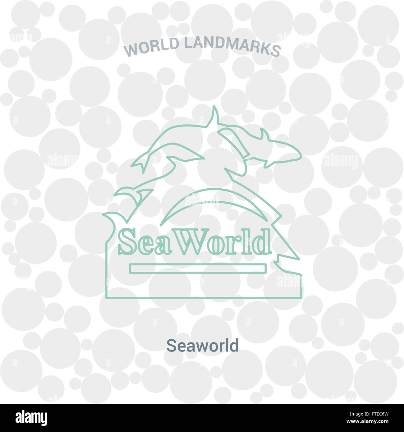 World Famous landmarks design with creative background vector Stock ...