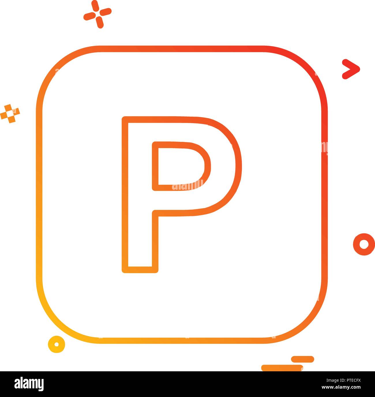 English Alphabets icon design vector Stock Vector Image & Art - Alamy