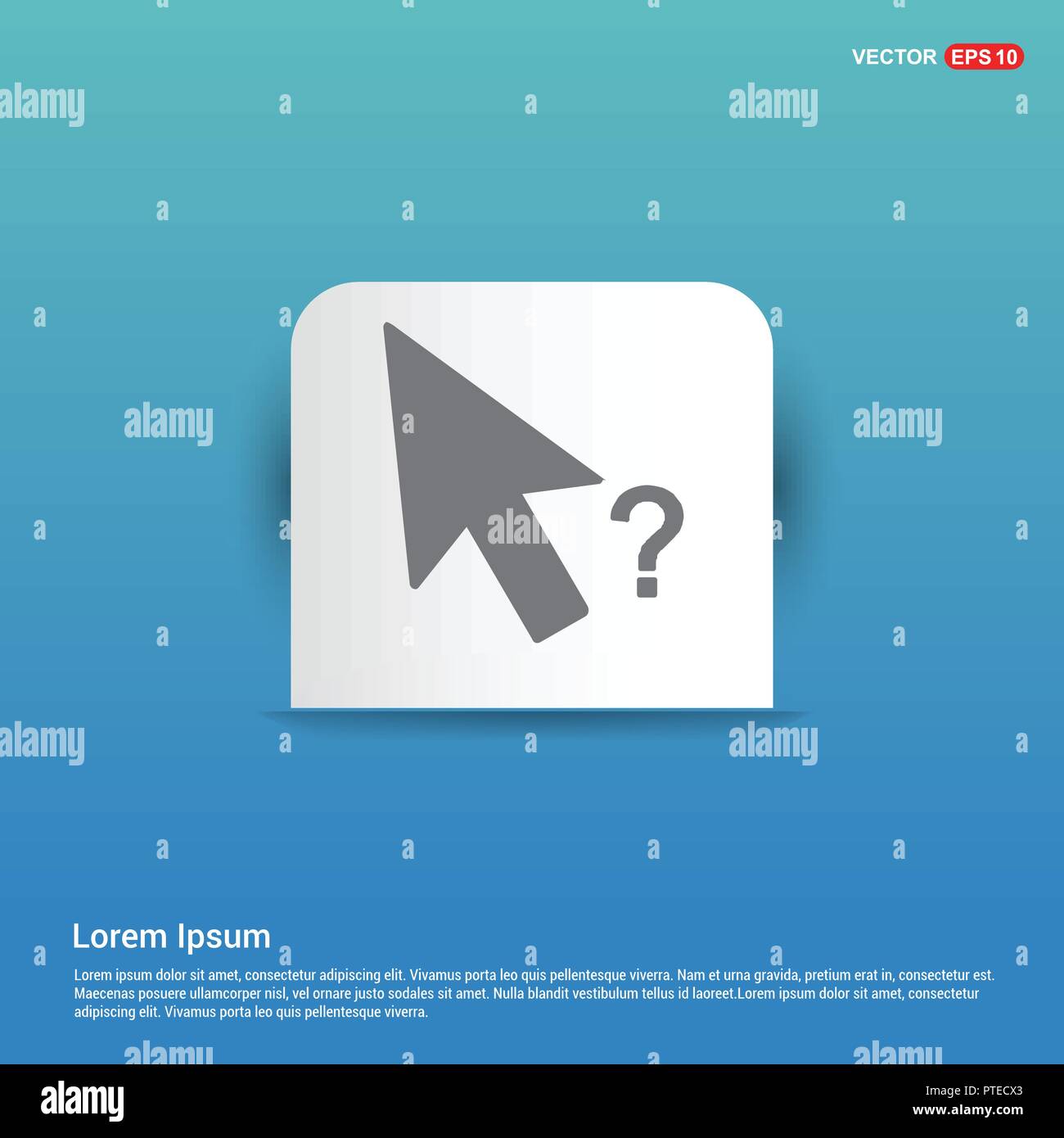 Blue question mark computer icon Stock Vector Images - Alamy