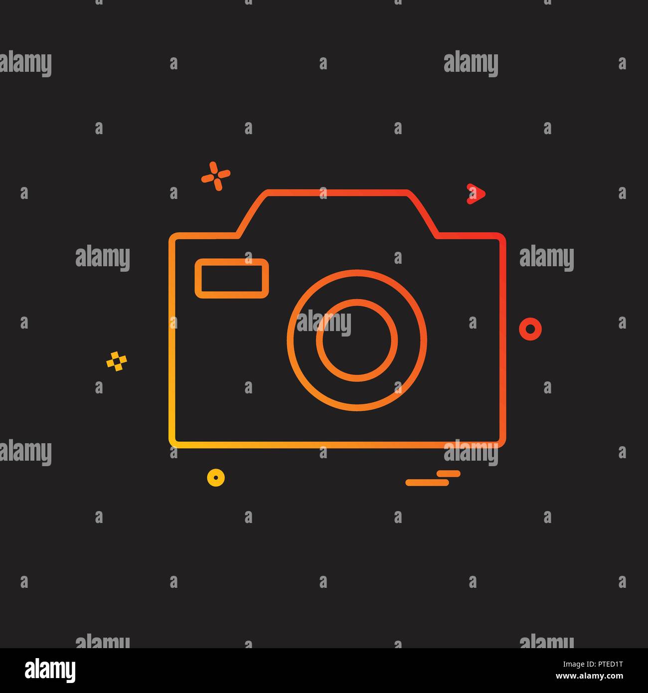Camera icon design vector Stock Vector Image & Art - Alamy