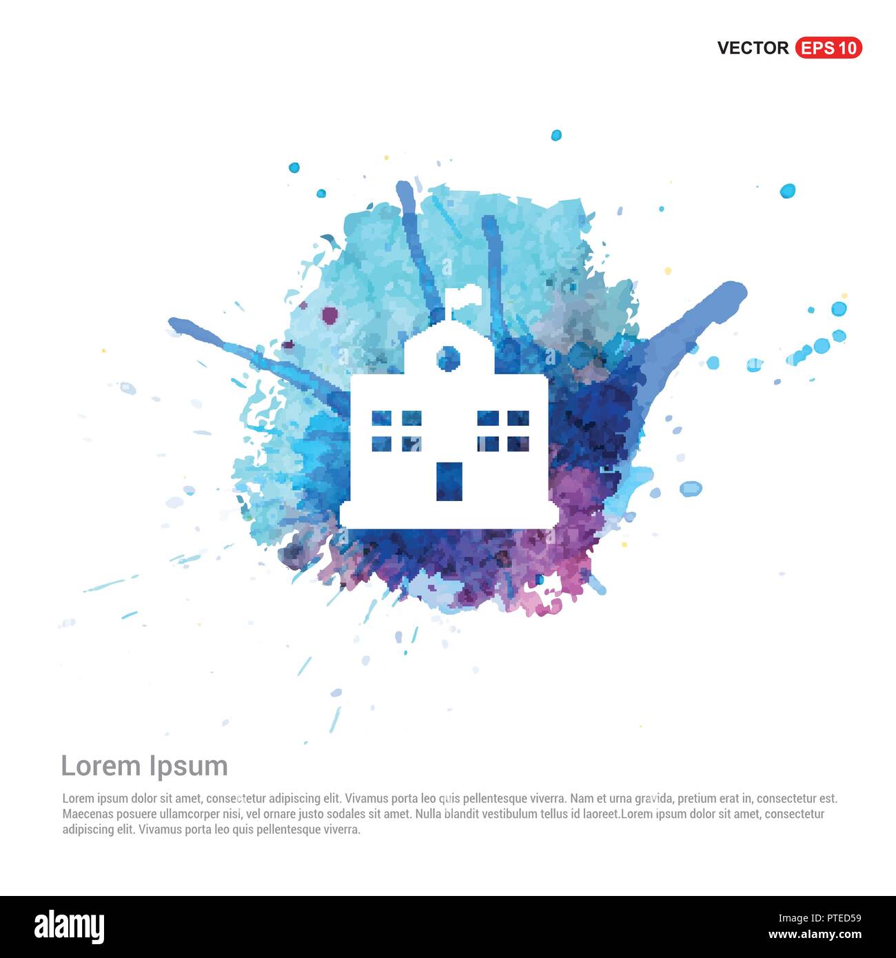 Academic building entrance door Cut Out Stock Images & Pictures - Alamy