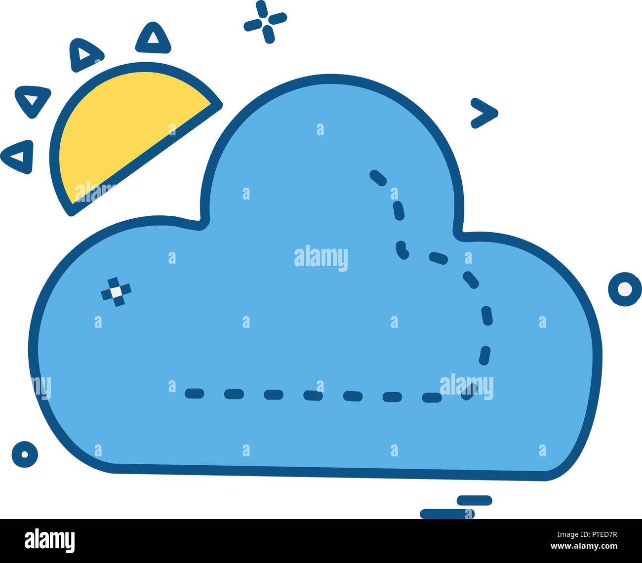 Cloud icon design vector Stock Vector Image & Art - Alamy