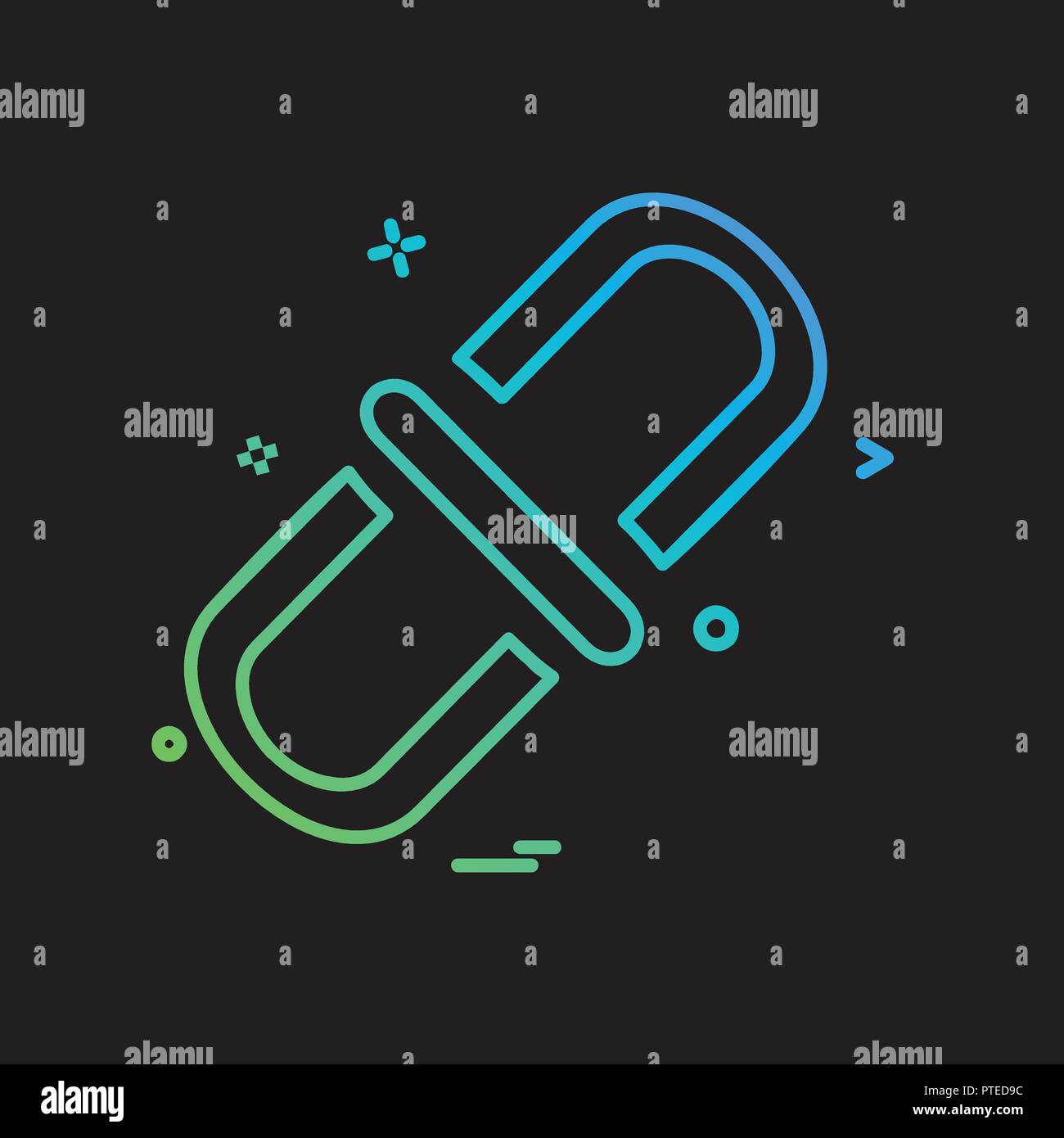 Web link icon design vector Stock Vector Image & Art - Alamy