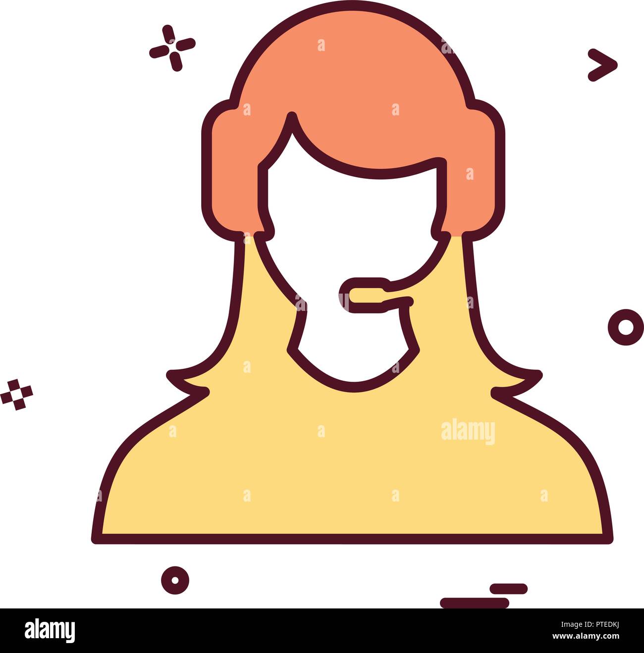 Avatar icon design vector Stock Vector Image & Art - Alamy