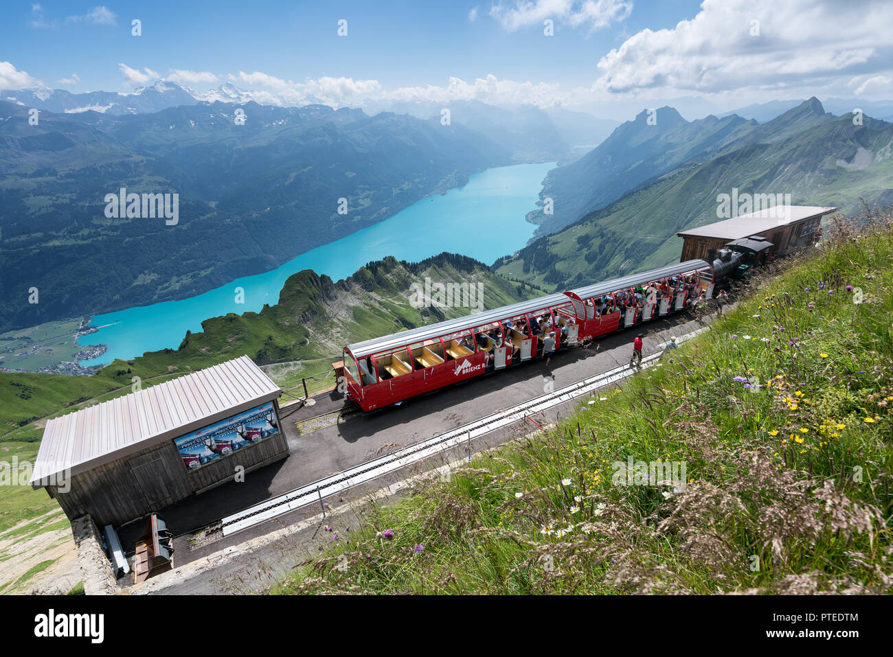 Brienzer rothorn cogwheel train hi-res stock photography and images - Alamy