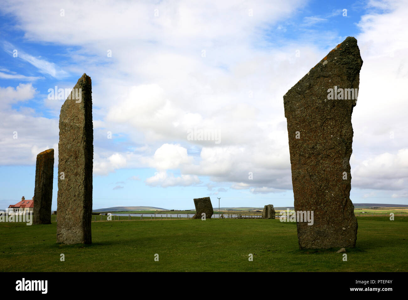 Standing Stones of Stenness, Neolithic megaliths in the island of ...