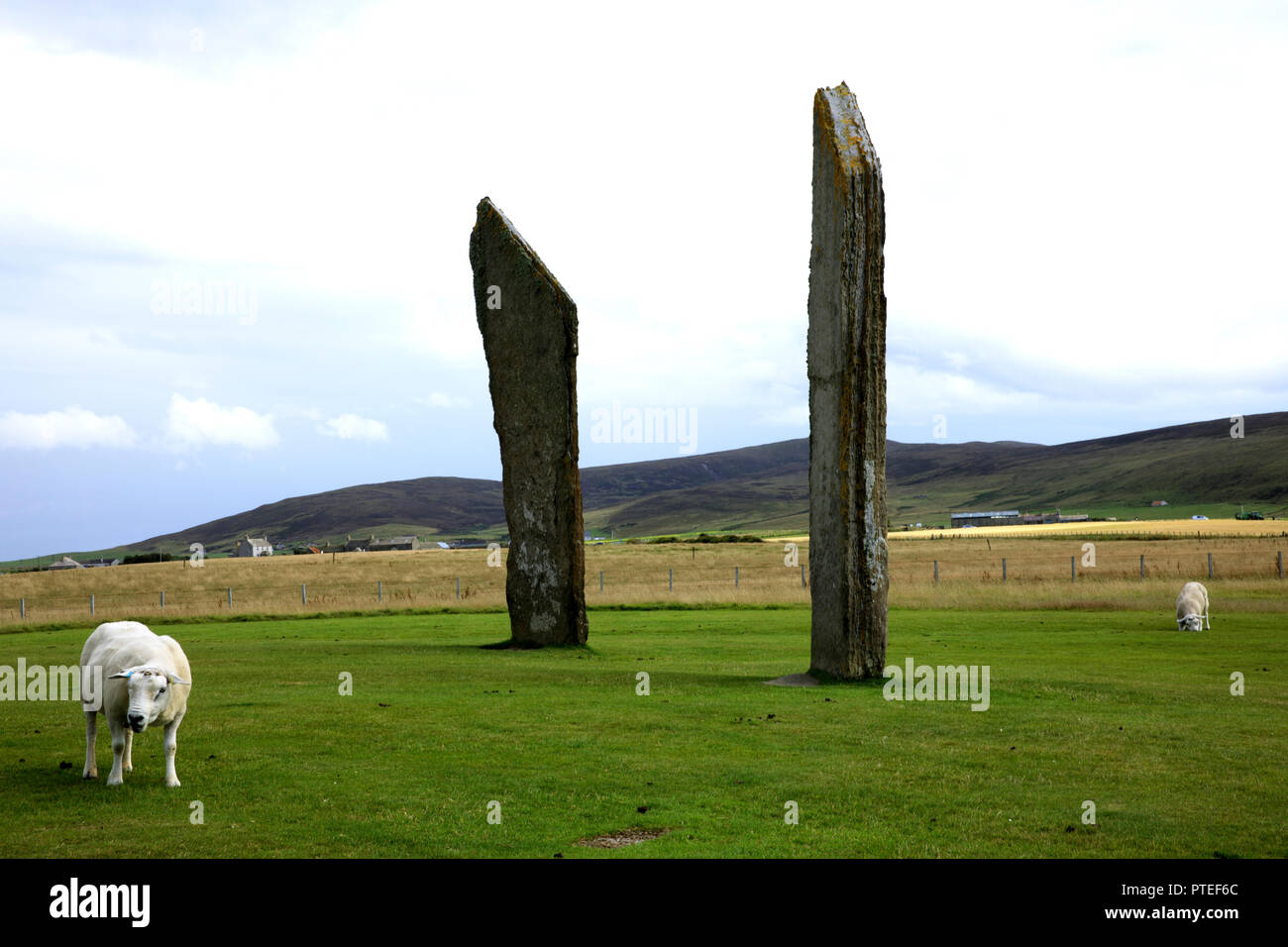 Standing Stones of Stenness, Neolithic megaliths in the island of ...