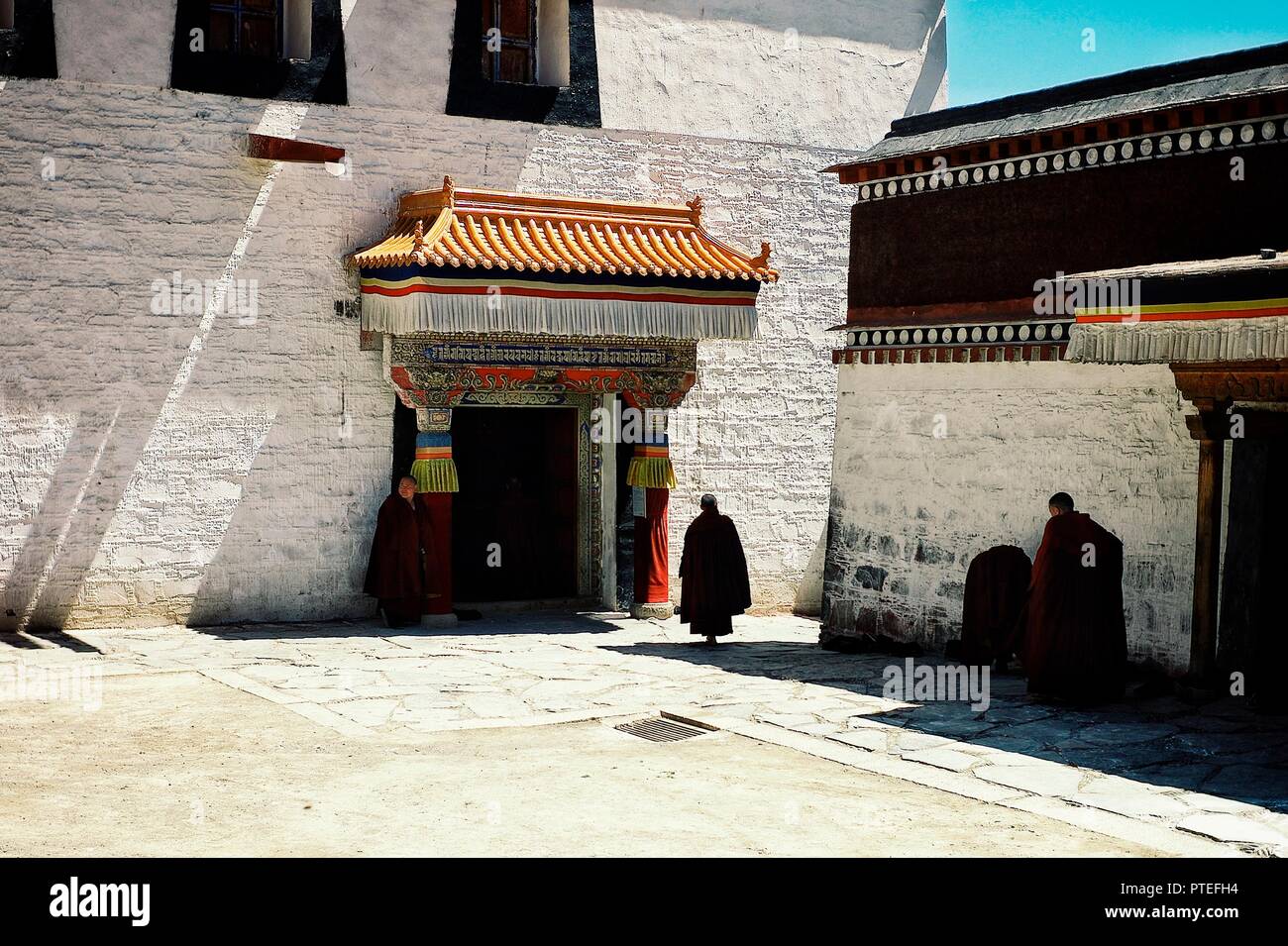 Labrang Monastery, Xiahe, Gansu Province / China - JUN 6 2011: tibetan ...