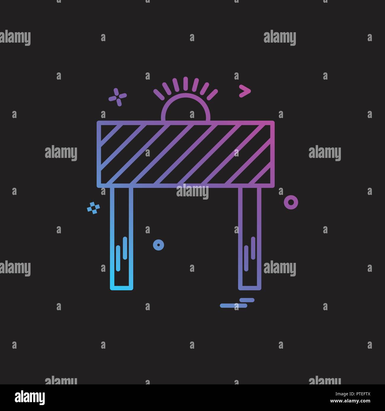 road blocker icon vector design Stock Vector Image & Art - Alamy