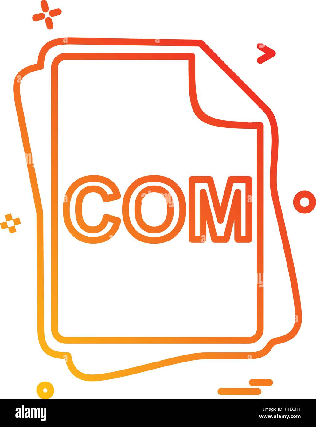 Com file Stock Vector Images - Alamy