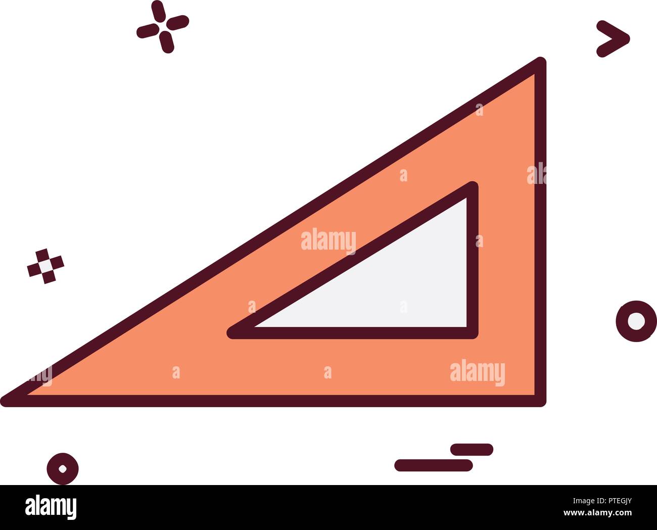 Geometry scale icon design vector Stock Vector Image & Art - Alamy