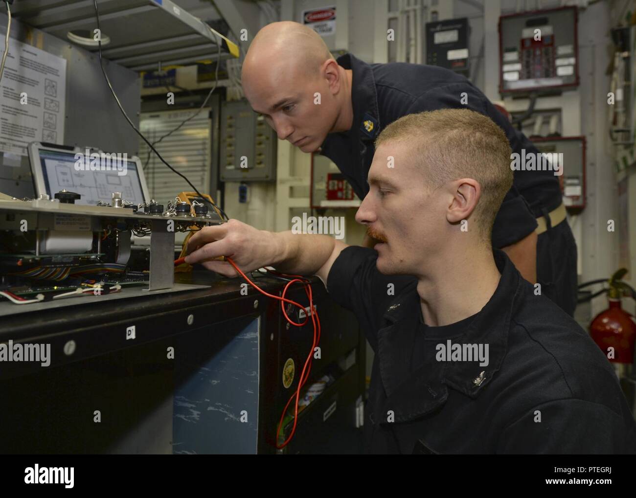 BAY OF BENGAL (July 7, 2017) U.S. Navy Chief Aviation Electronics ...