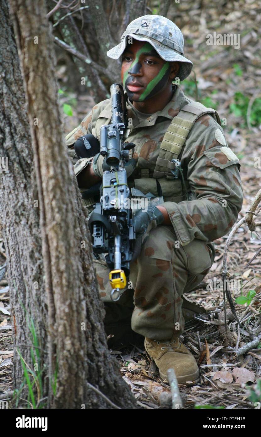Pfc. Tyler Wilson, an infantryman assigned to Charlie Troop, 2nd ...