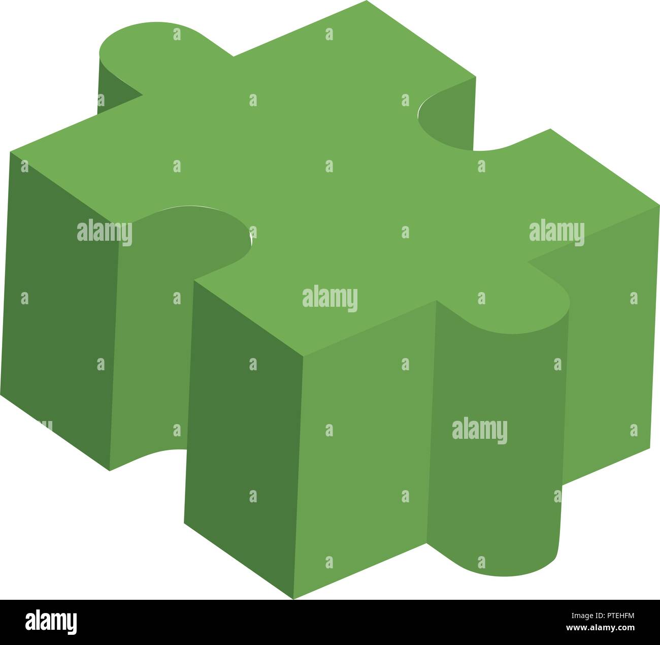 puzzle piece isolated icon Stock Vector Image & Art - Alamy