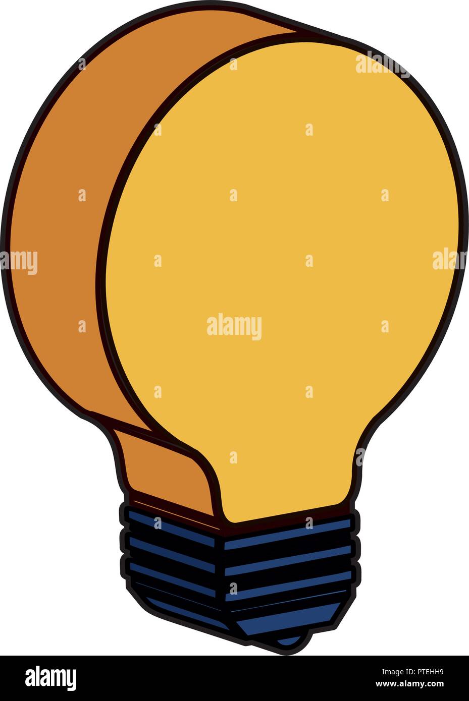 bulb light idea icon Stock Vector Image & Art - Alamy