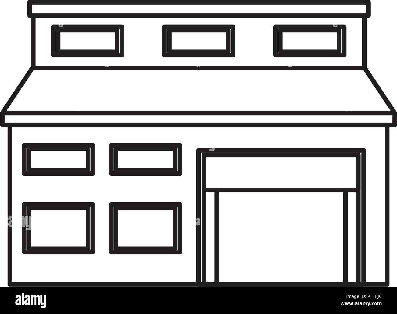 warehouse building isolated icon Stock Vector Image & Art - Alamy