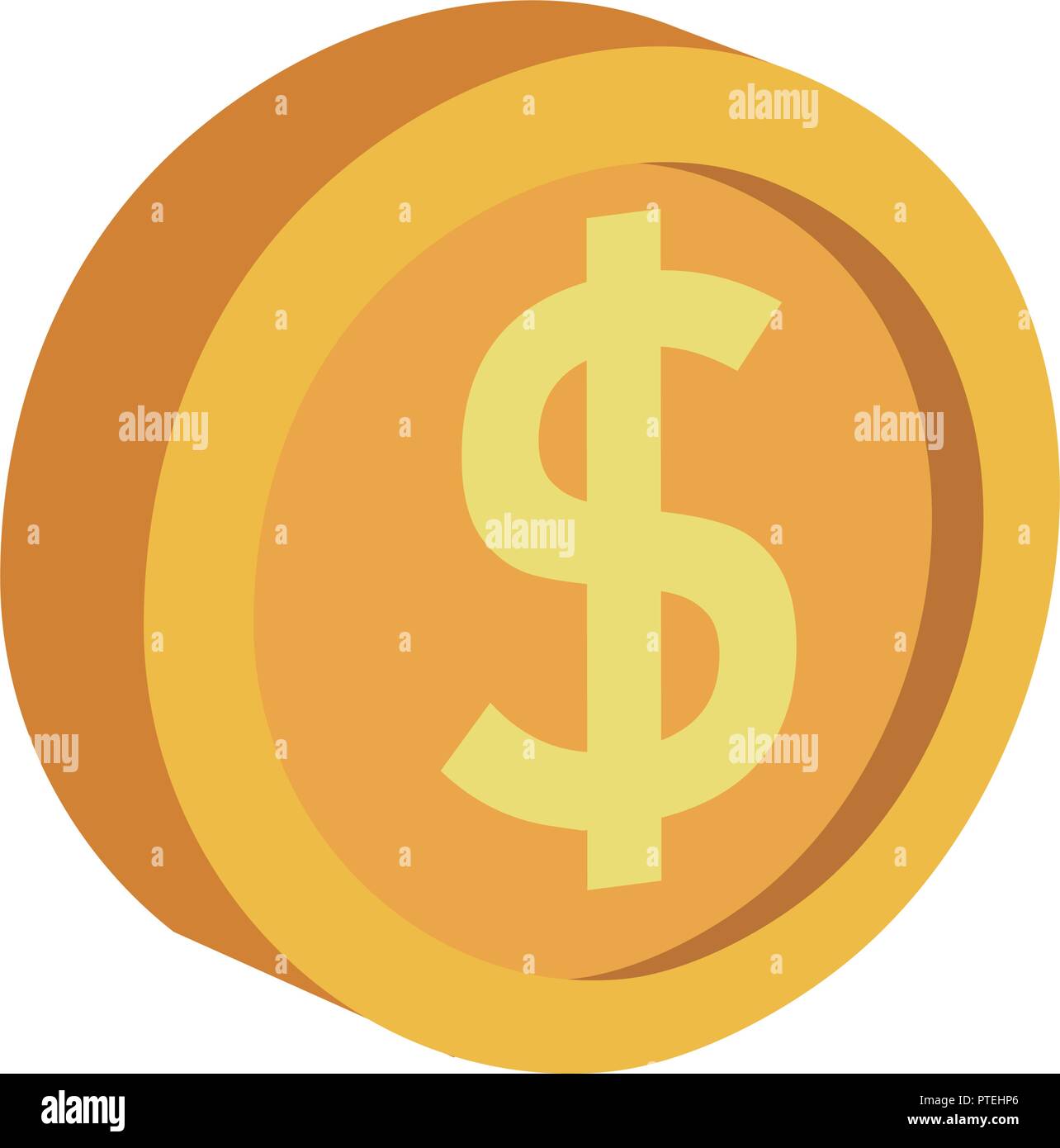 coin money isolated icon Stock Vector Image & Art - Alamy