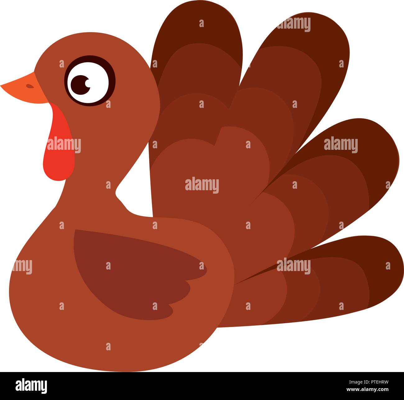 cute turkey thanksgiving character Stock Vector Image & Art - Alamy