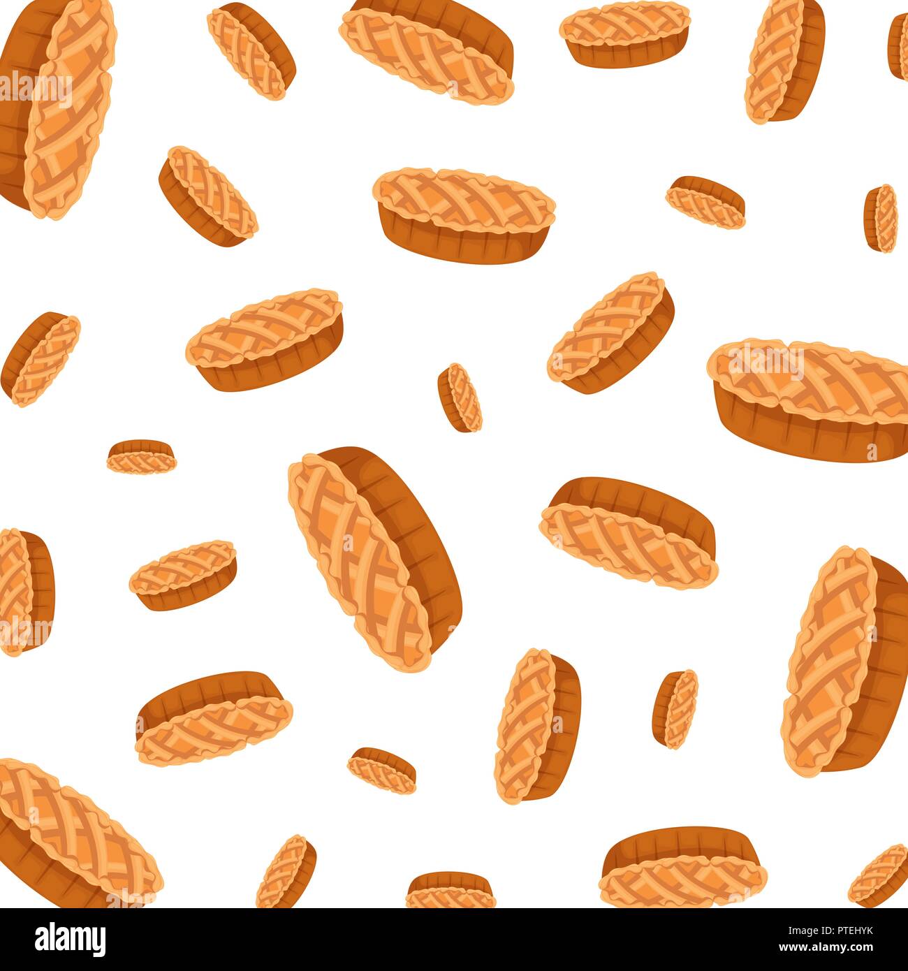 delicious apple pie pattern Stock Vector Image & Art - Alamy