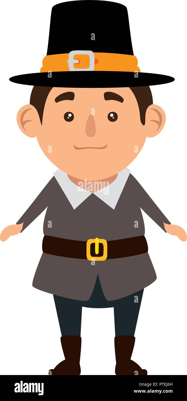 Pilgrim Man Clipart
