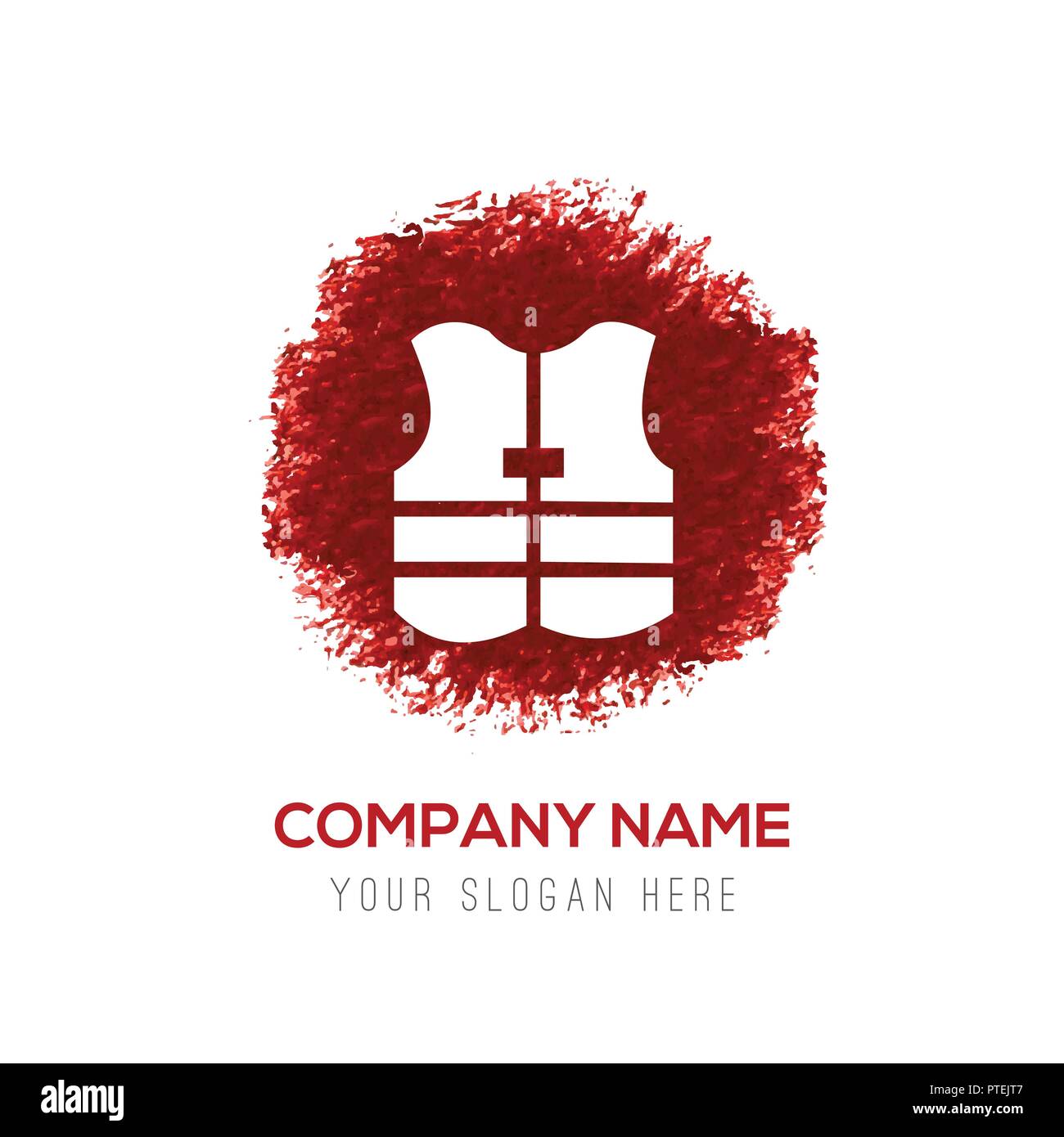 Red life jacket Stock Vector Images - Alamy