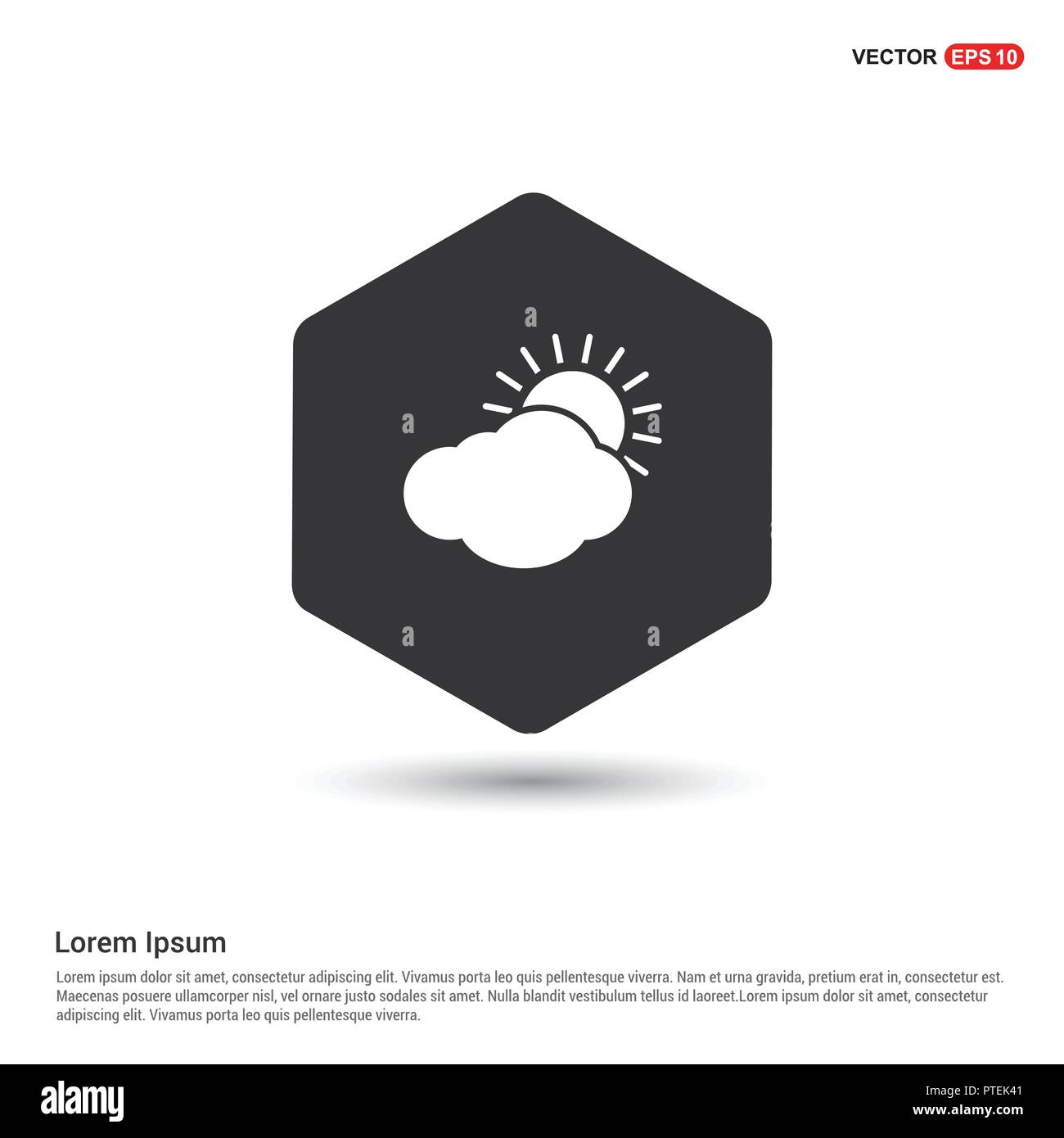 Sun Cloud Icon Stock Vector Image & Art - Alamy