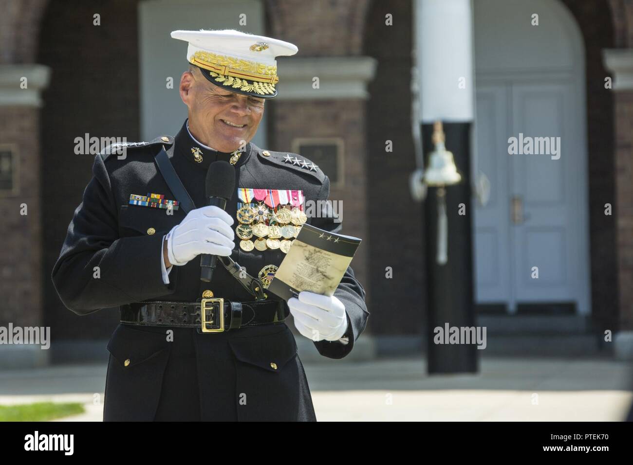 U.S. Marine Corps Gen. Robert. B. Neller, commandant of the Marine ...