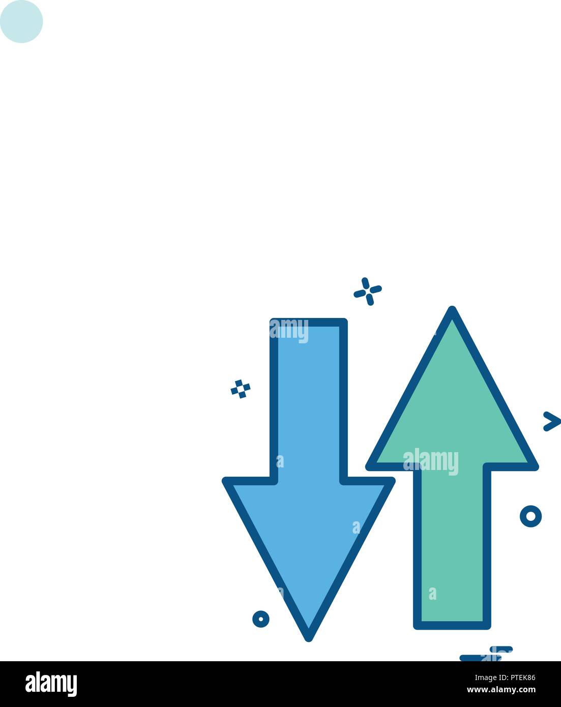 One way arrows traffic sign Stock Vector Images - Alamy