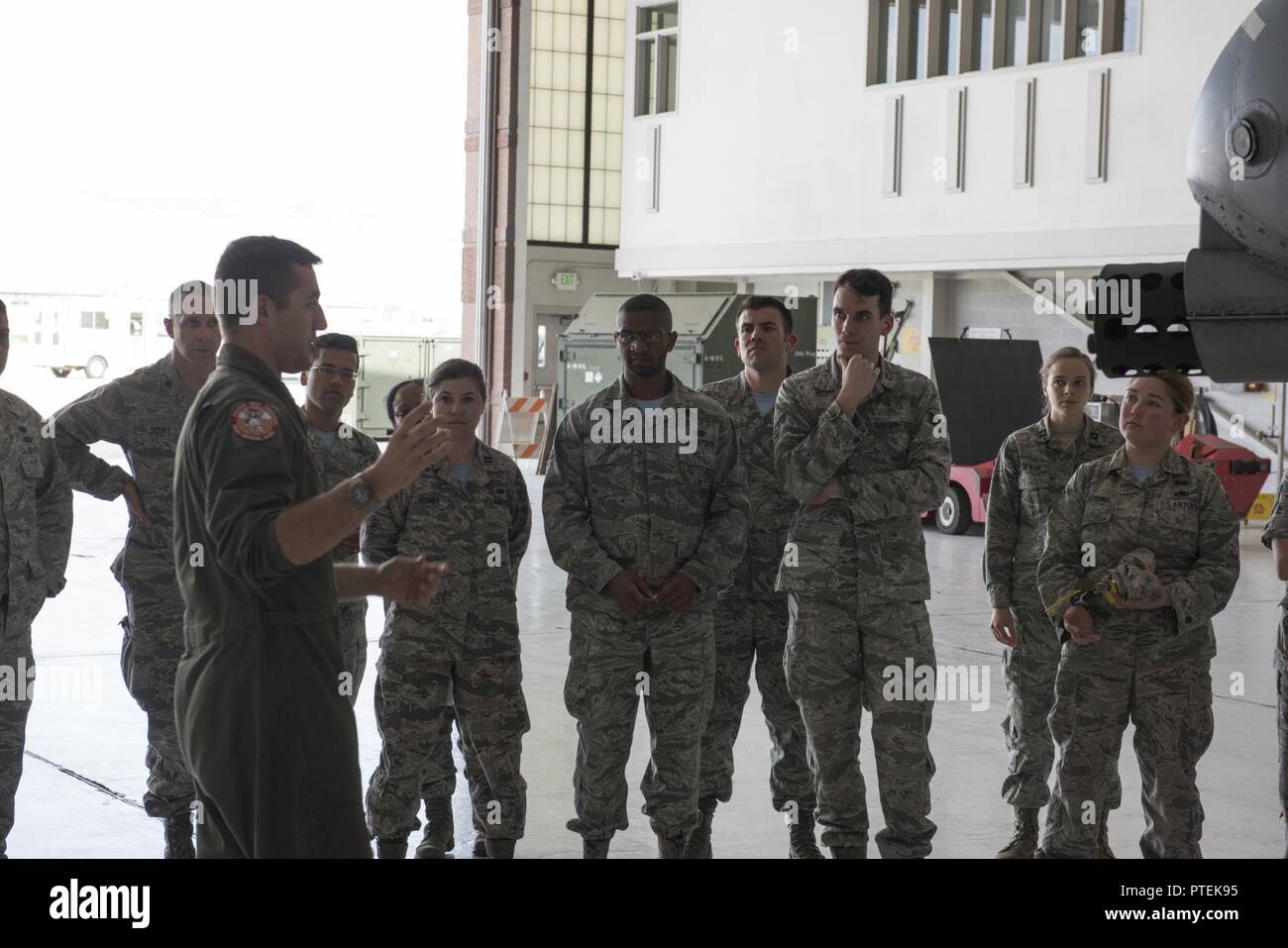 Members of the 366th Fighter Wing Judge Advocate General's office tour ...
