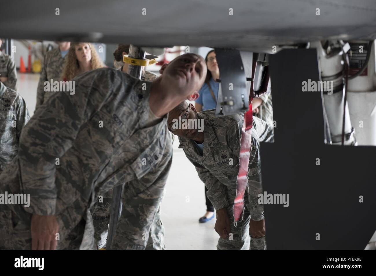 Members of the 366th Fighter Wing Judge Advocate General's office tour ...