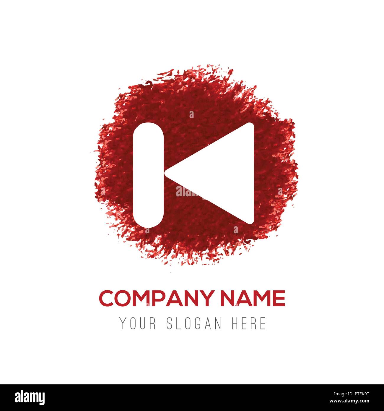 Reverse rewind icon media player Stock Vector Images - Alamy