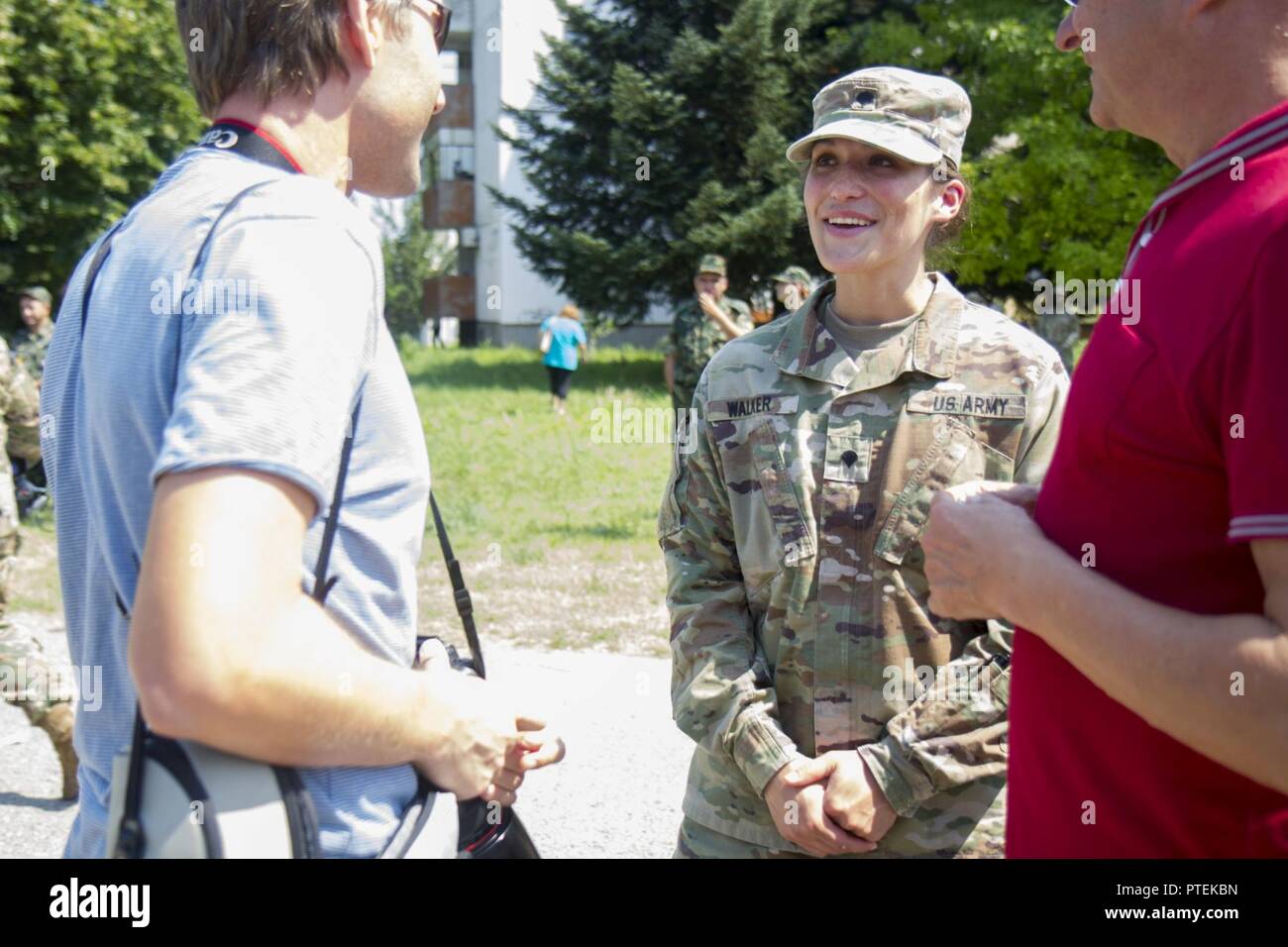 Spc. Tabitha Walker, civil affairs soldier with 361st Civil Affairs ...