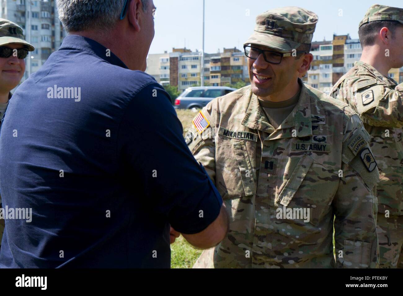 Capt. Tigean Mikaelian, civil affairs soldier with 361st Civil Affairs ...