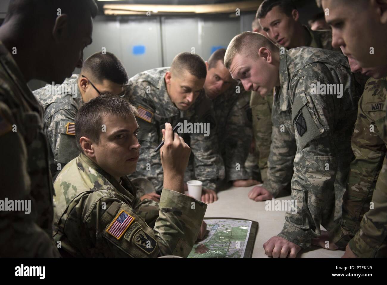 U.S. Army Staff Sgt. Robin Fitch-Mccullough, squad leader, Alpha ...